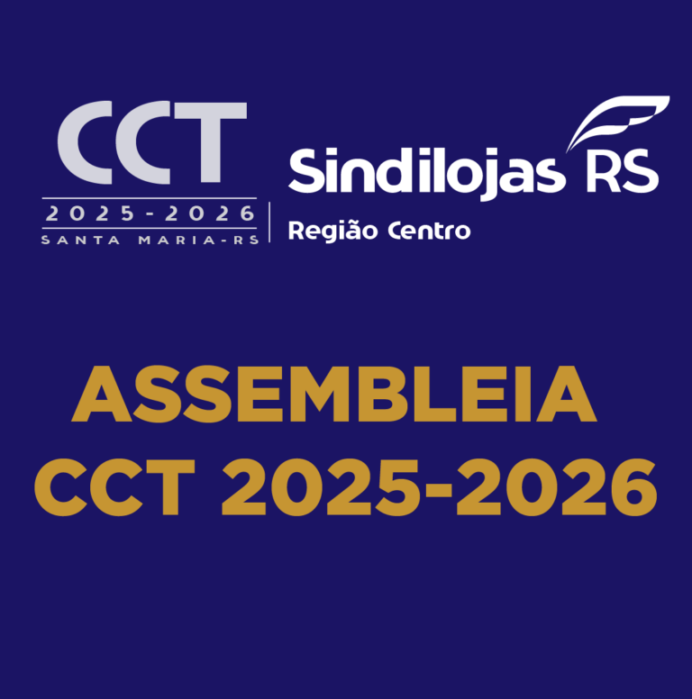 Assembleia CCT 2025-2026 - Sindilojas Região Centro
